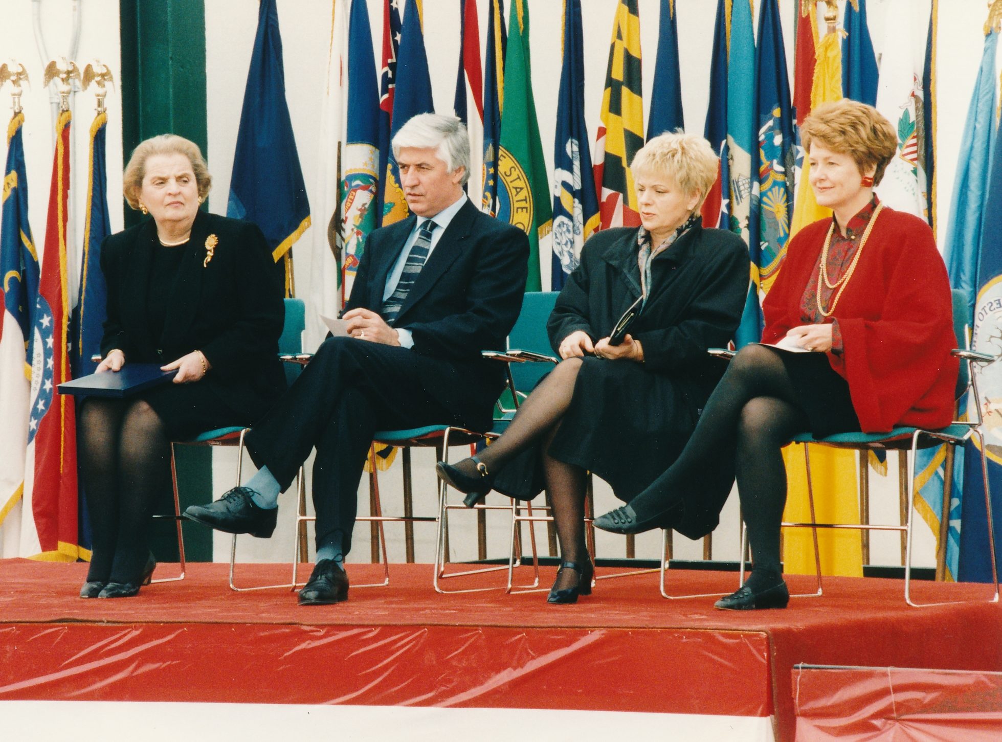 1990s_ambassador-swanee-hunt-on-dais - Swanee Hunt