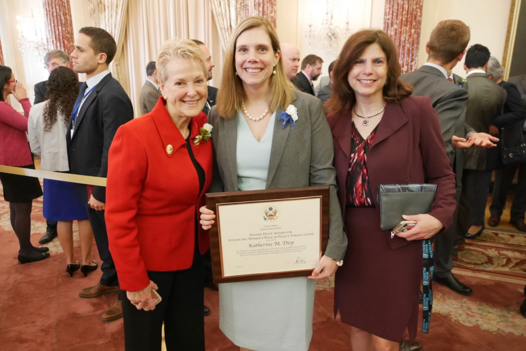 Honoring diplomat Katherine Diop - Swanee Hunt